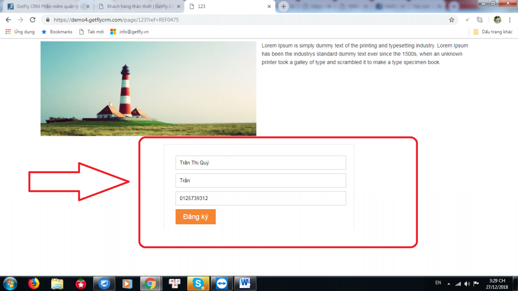 Getfly CRM Phần mềm quản lý và chăm sóc khách hàng